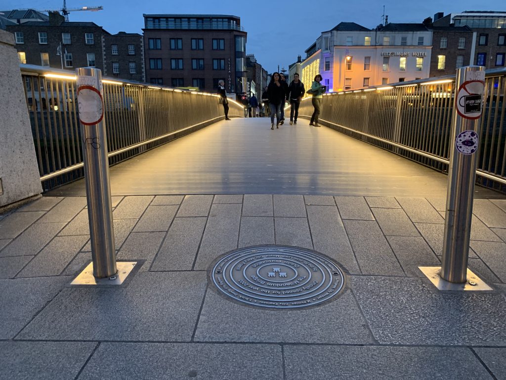 Dublin's Millennium Bridge - FibreLED